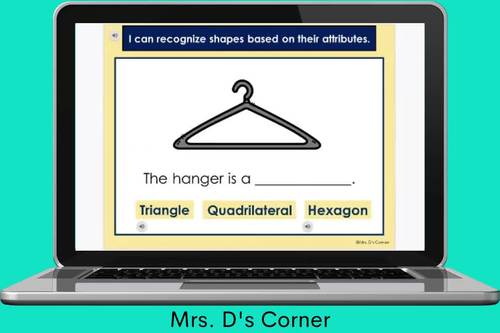 Second Grade Geometry Standards-Aligned Digital Activity Bundle | TPT