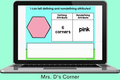 First Grade Geometry Standards-Aligned Digital Activity Bundle by Mrs ...