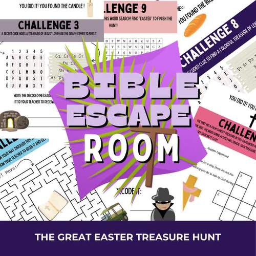 Easter Escape Room – Fun Lent & Lenten Activity | Spring Games for Students