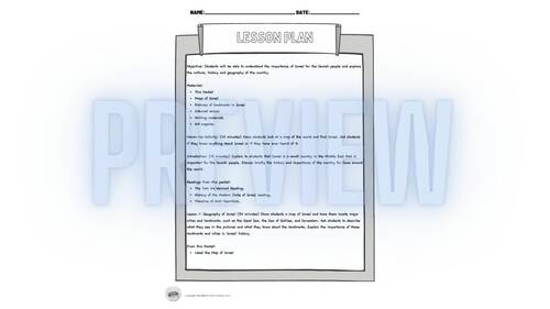 Yom Ha'atzmaut Packet (32 Pages - Full Day of Worksheets and Activities)