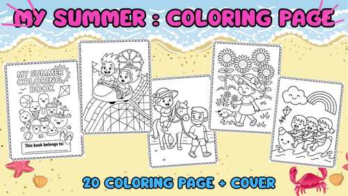 My Summer Coloring Pages – Fun & Easy Summer Activities for Kids | 21 ...