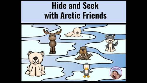 Hide and Seek with Arctic Friends Interactive Book | TPT