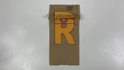 Letter R Alphabet Puppet Craft & Speech Therapy Lesson Plans w/ Visual ...