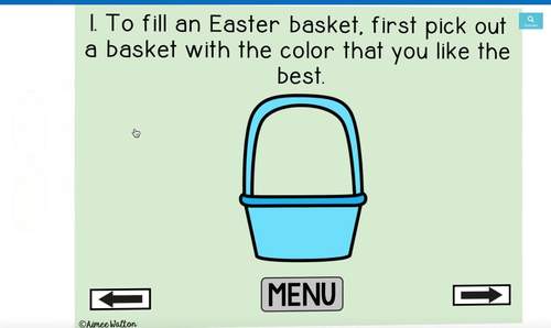 Easter Comprehension, Sequencing, Story Retell Speech Boom Cards