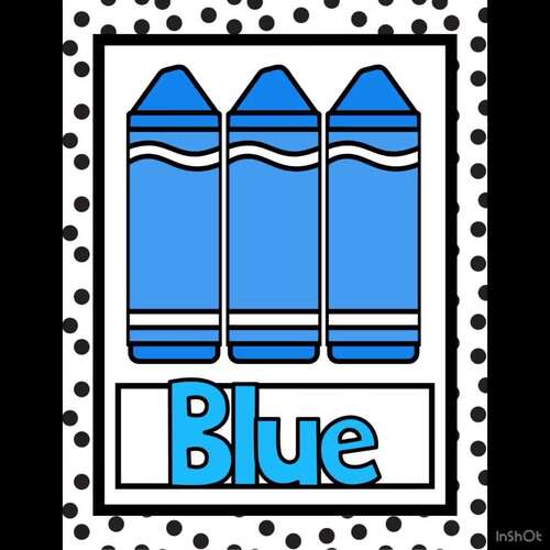 Kindergarten Color Word Posters – Crayon Theme Classroom Decor | Color Only