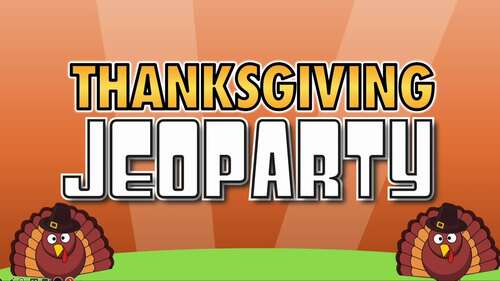 Thanksgiving Jeoparty Powerpoint Game by TeachBird | TPT