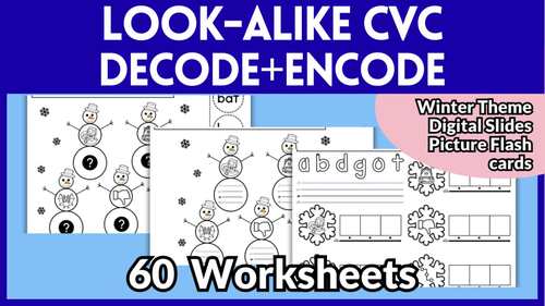 CVC Pack | Decoding+Encoding Orthographic Mapping Kindergarten-1st ...