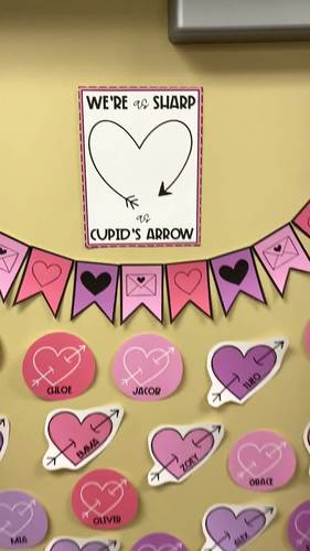 Valentine Classroom Door Decorations by Teaching with Kaylee B | TPT