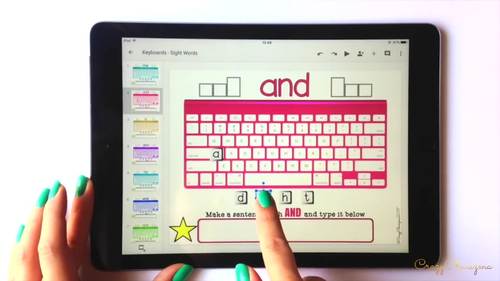 Sight Word Games Kindergarten First Grade Google Classroom by CrazyCharizma