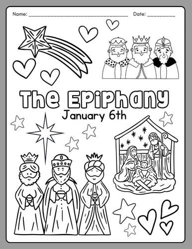 The Epiphany Activity Bundle | Three Kings Day Worksheets | Epiphany ...