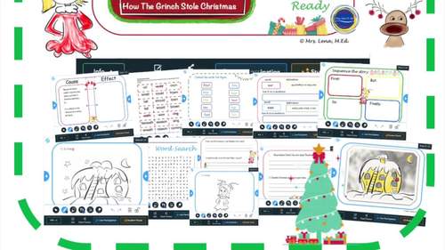 How The Grinch Stole Christmas Lesson Plan & Christmas Math Boom Cards™