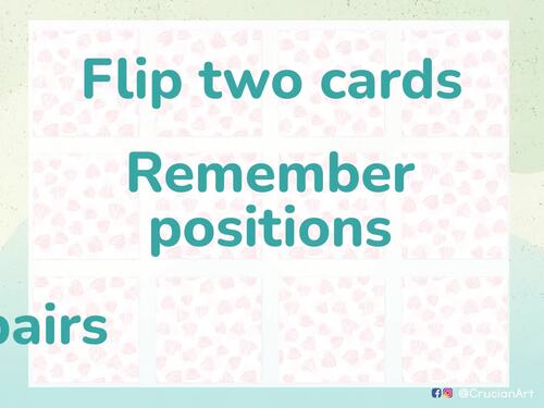 Valentine’s Day Memory Game | Visual Matching Cards & Concentration ...