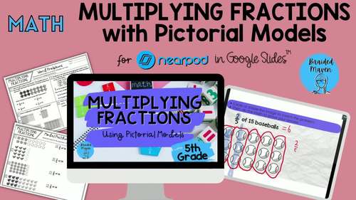 Multiplying Fractions using Pictorial Models for Nearpod in Google ...