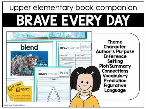 Brave Every Day Book Companion - BONUS SEL Foldable - Theme - Character ...