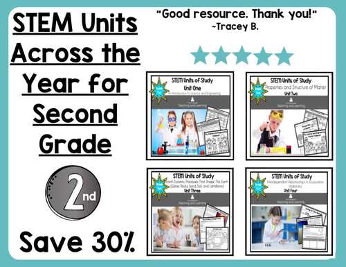 STEM UNITS BUNDLED for 2nd Grade NGSS With STEM Activities & STEM ...