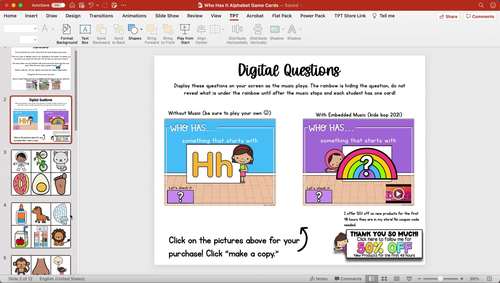 Who Has It? Alphabet Beginning Sounds Game | Morning Meeting Games