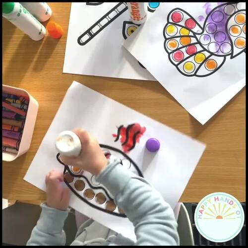 Thanksgiving Dot Marker Coloring Sheets, PreK Thanksgiving Fine Motor ...