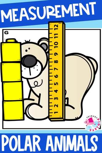 WINTER Activities Nonstandard Measurement 1st 2nd Grade ARCTIC POLAR ...