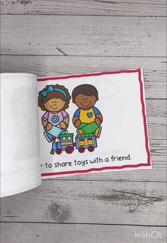 Kindness Social Skills Story by Play Learn Create- Early Learning