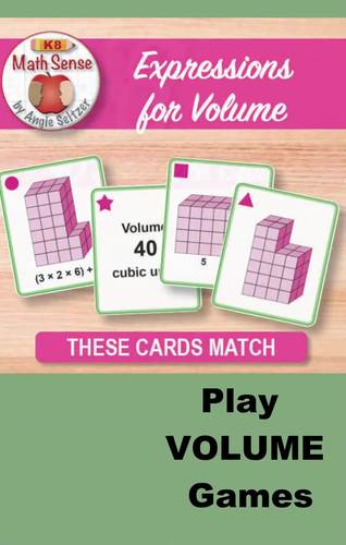 Expressions for Volume: Math Sense Card Games & Activities 5M35 ...