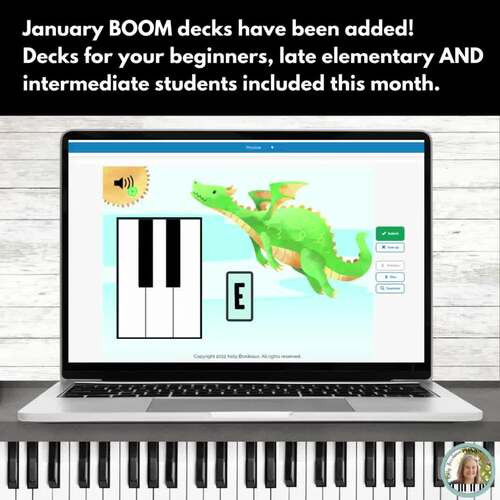 2023 Piano Teacher's BOOM™ Cards GROWING BUNDLE: Beginner-Intermediate ...