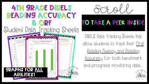 DIBELS Student Data Tracking Bundle: ORF & Accuracy Printable | TPT