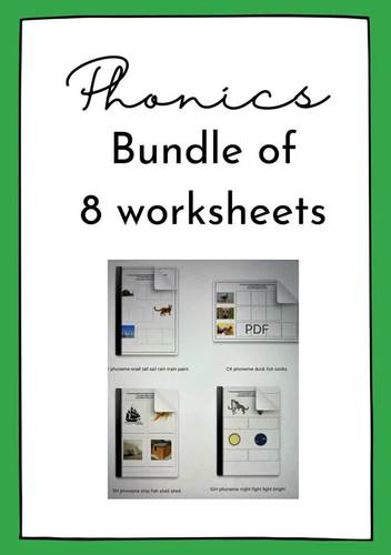 BUNDLE 8 Phonics Worksheets by KS2 with Miss T | TPT