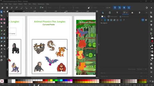 Animal Phonics- The Jungles by Brigid's Playground | TPT
