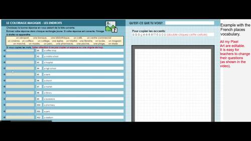Digital La Maison et Les Meubles (French House and Furniture) Pixel Art ...