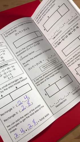 6th Grade Math Expressions & Equations | Test Prep, Homework, or Spiral ...