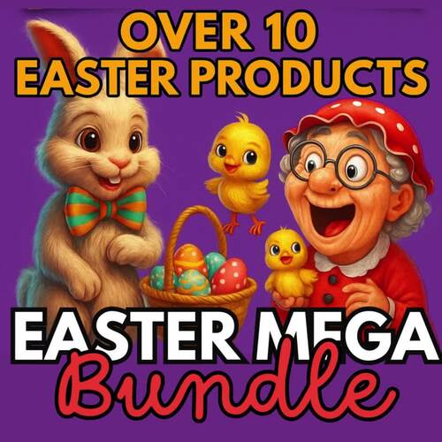 Easter Mega Bundle – Creative Writing, Listening, Coloring & SEL Activities