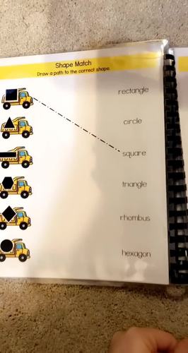 Construction Interactive Math Binder by Blueberry Patch | TPT