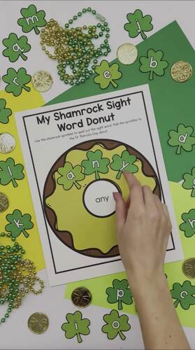EDITABLE St. Patrick's Day Sight Word Activities | March Sight Words