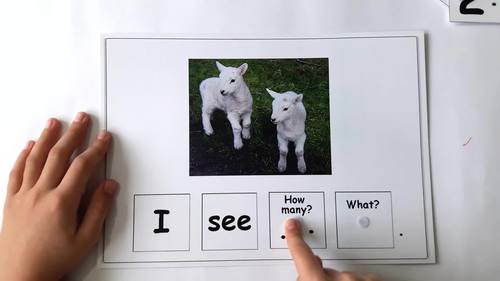Farm Animals Activities and Worksheets for Special Education and Autism