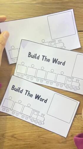 Word Builder | Build the Word Phonics Worksheets | CVC , CCVC , CVCC ...