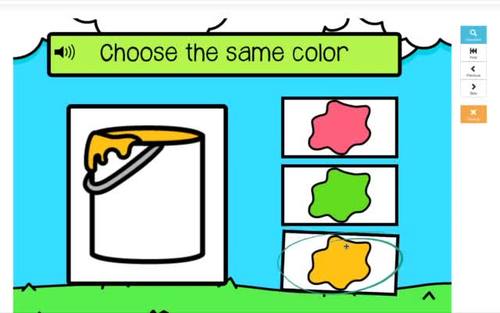 Paint Color Match Level 1 Boom Cards™ Digital Task Cards. Perfect for ...