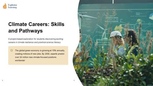 Climate Careers Skills and Pathways Career Exploration | Career ...