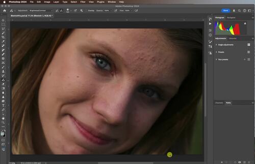 Unit 2 - Project 3 - DSLR Photography – Photoshop Tutorial G: Blemish Fixes