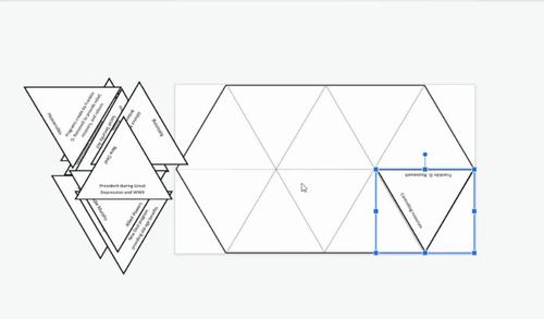Texas History Great Depression & WWII Diamond Puzzle with digital version
