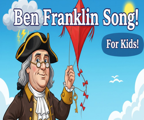 Benjamin Franklin History Song and Lyrics Video for Social Studies