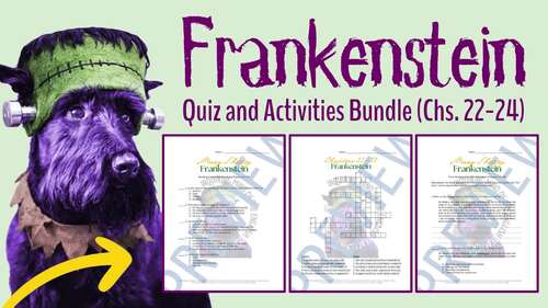 Frankenstein Chapters 22-24 Quiz, Analysis Worksheet & Vocab Activities ...