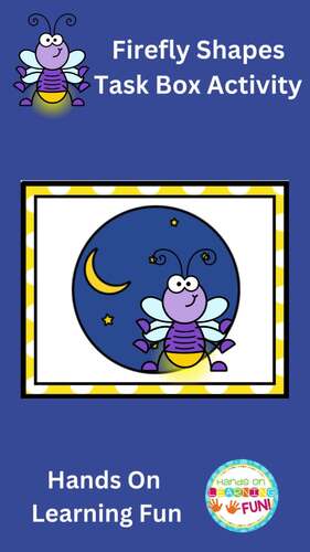 Firefly Bug Shape Recognition Task Box Center Insects Morning Tubs Self ...