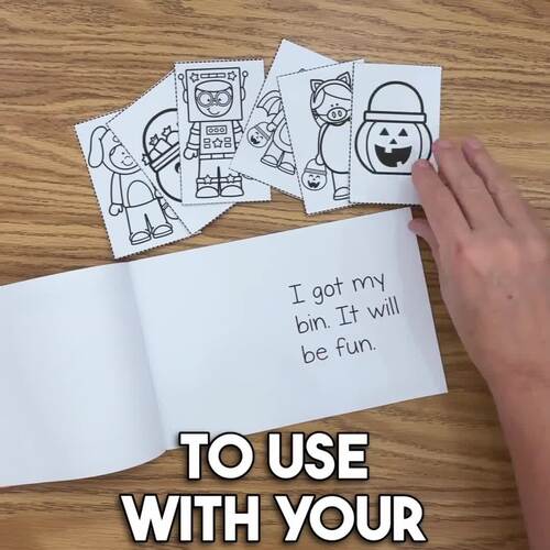 Halloween Activities Decodable Readers Kindergarten CVC Words Science ...