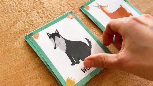 Forest Animals Flashcards Pdf, Woodland Animals Flash Cards Printable ...