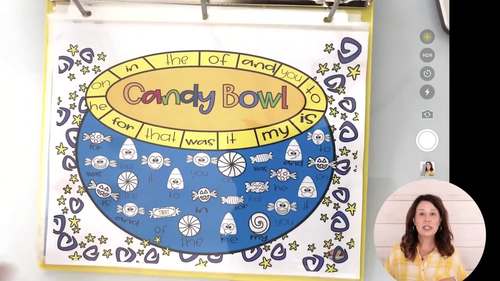 Halloween Candy Bowl Game- Editable by Making The Basics Fun | TPT