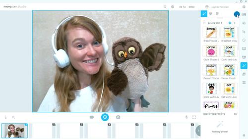 Manycam Digital Objects for VIPKid Level 2 Unit 6: 30 Flashcards and Props