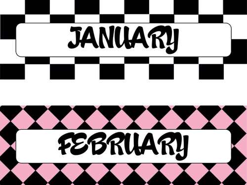 1950s Style Classroom Signs and Labels by DeMolls Divine Designs