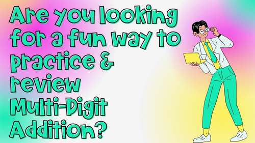 Multi-Digit Addition Pixel Art Bundle with Printables - 4.NBT.4 ...