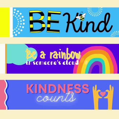 Kindness themed animated headers for Google Classroom by Wonder at the ...
