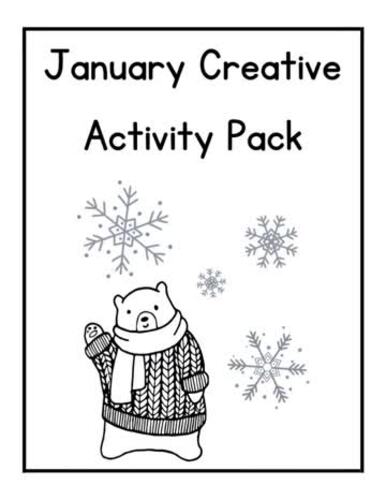 January Early Finishers or Morning Work Activity Packet for Creative ...